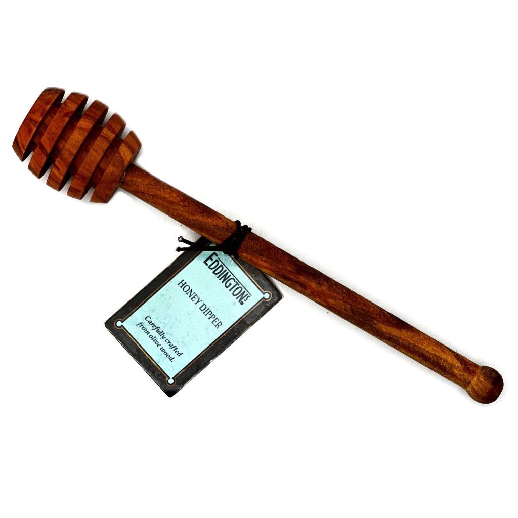 Honey Dipper Stick - Olive Wood Carved Honey Dipper | Drink Great Tea