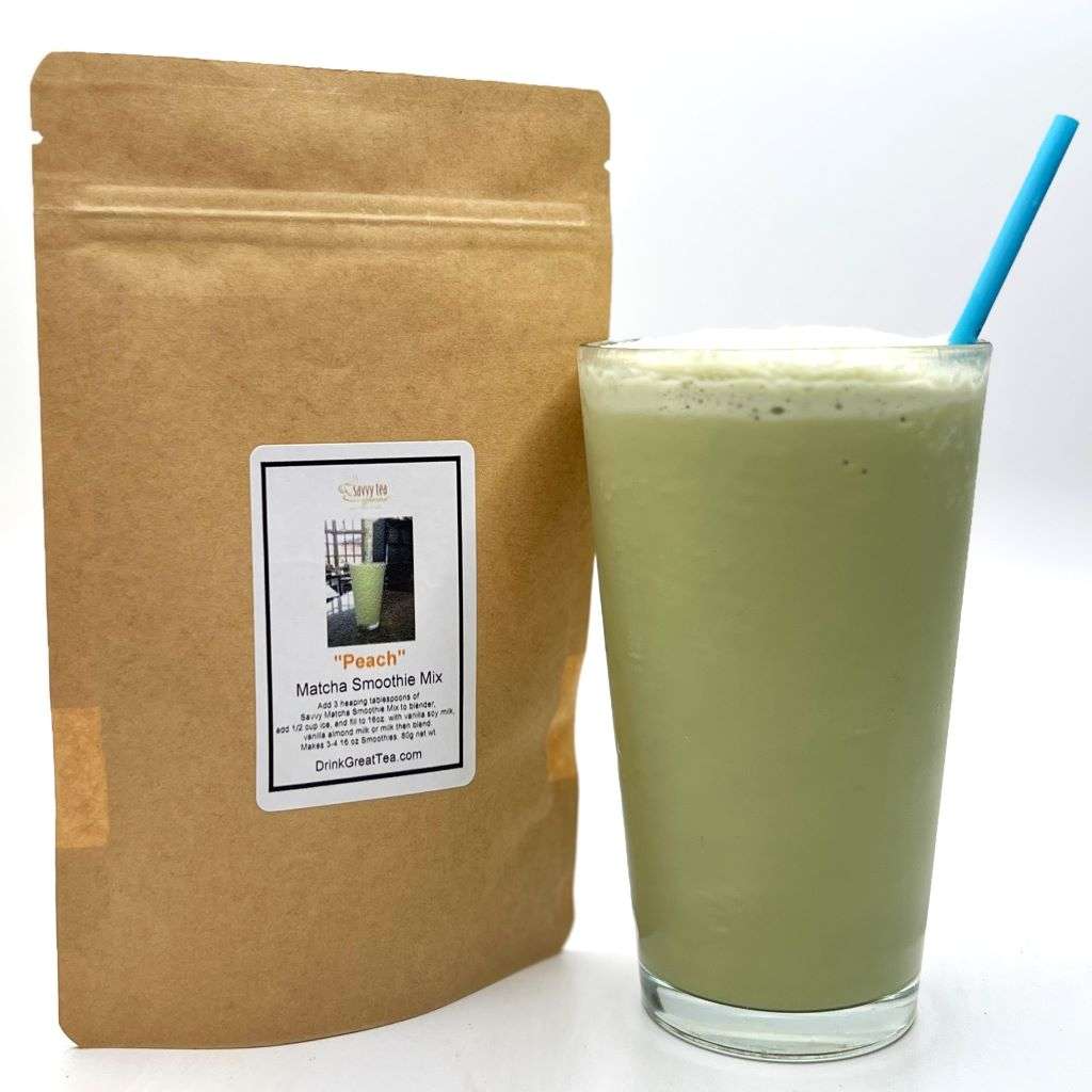 Matcha Tea Smoothie Mix - Peach Green Tea Flavored | Drink Great Tea