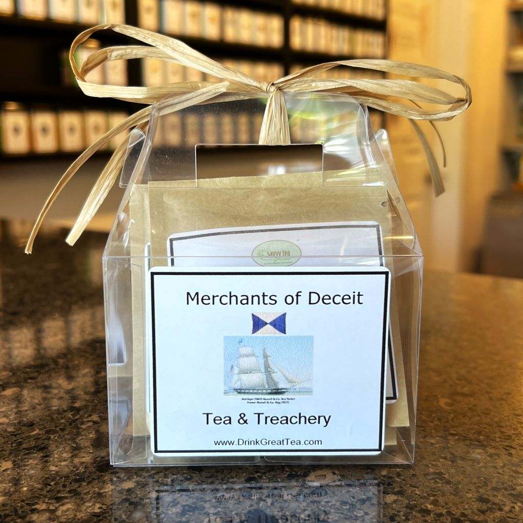 Tea Caddy - Tea and Treachery Themed Six-Tea Caddy | Drink Great Tea